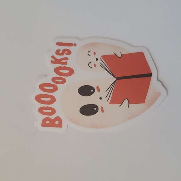 Other | Boo Books Sticker | Poshmark
